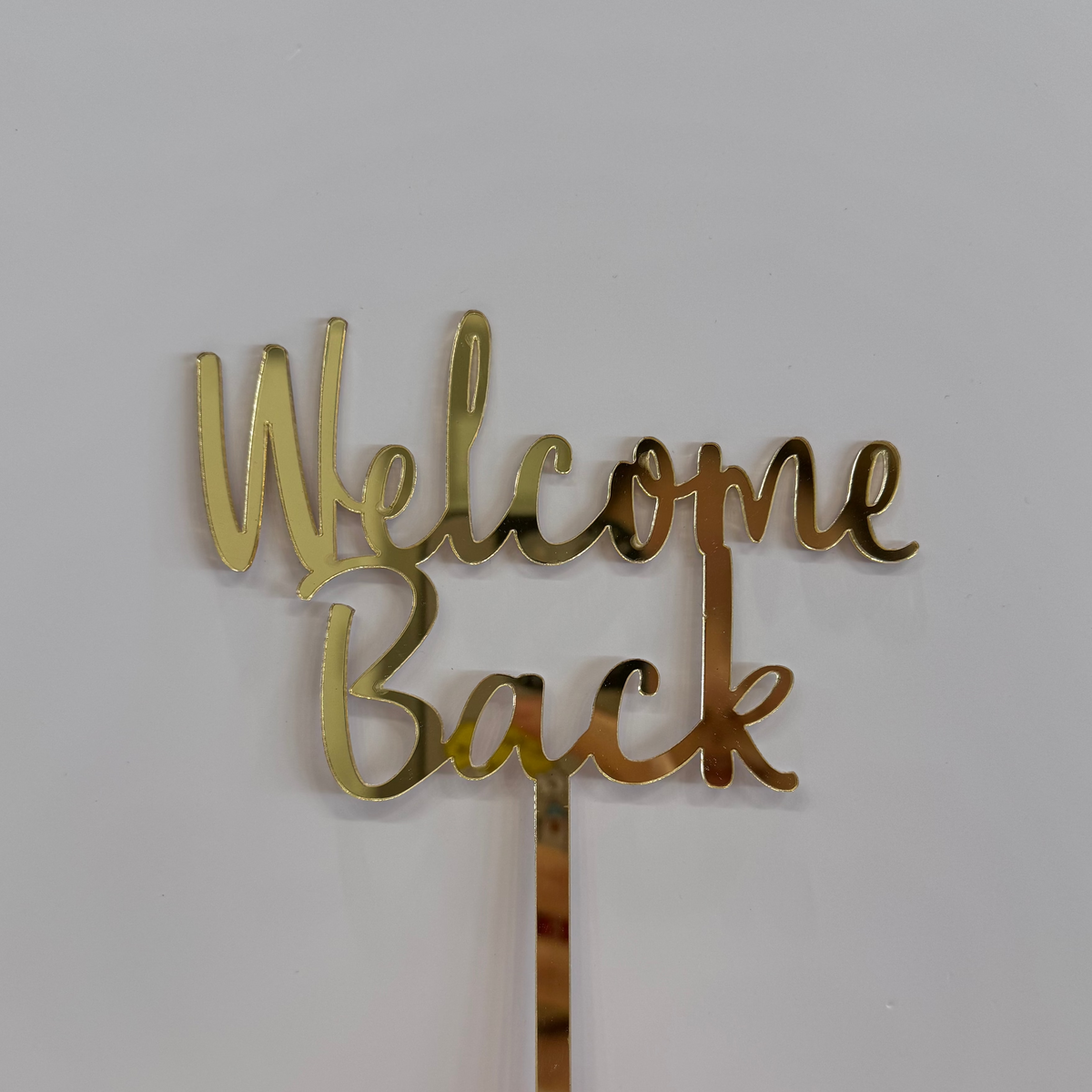 Welcome Back Cake Topper – BON BON CAKE